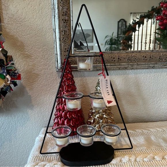Bella Lux | Holiday | Bella Lux Collection De Noel Black Iron Tree ...